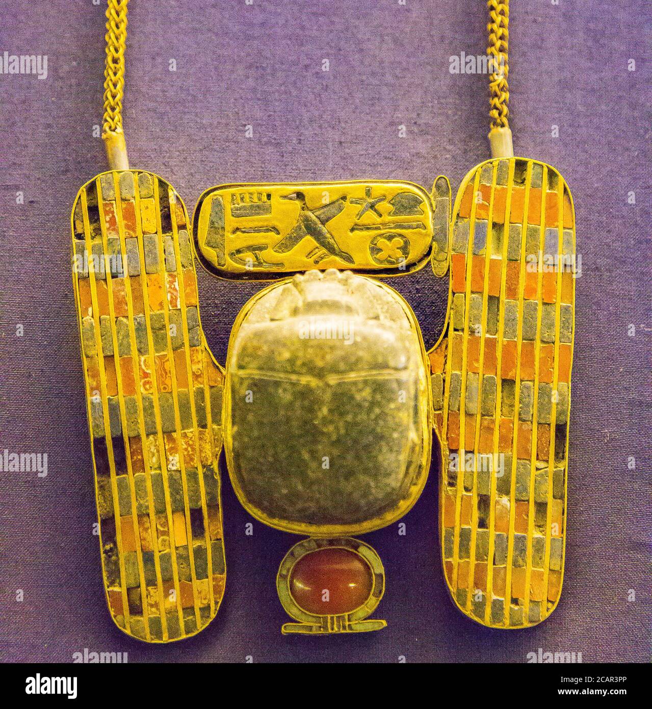 Cairo, Egyptian Museum, royal necropolis of Tanis, burial of Psusennes ...