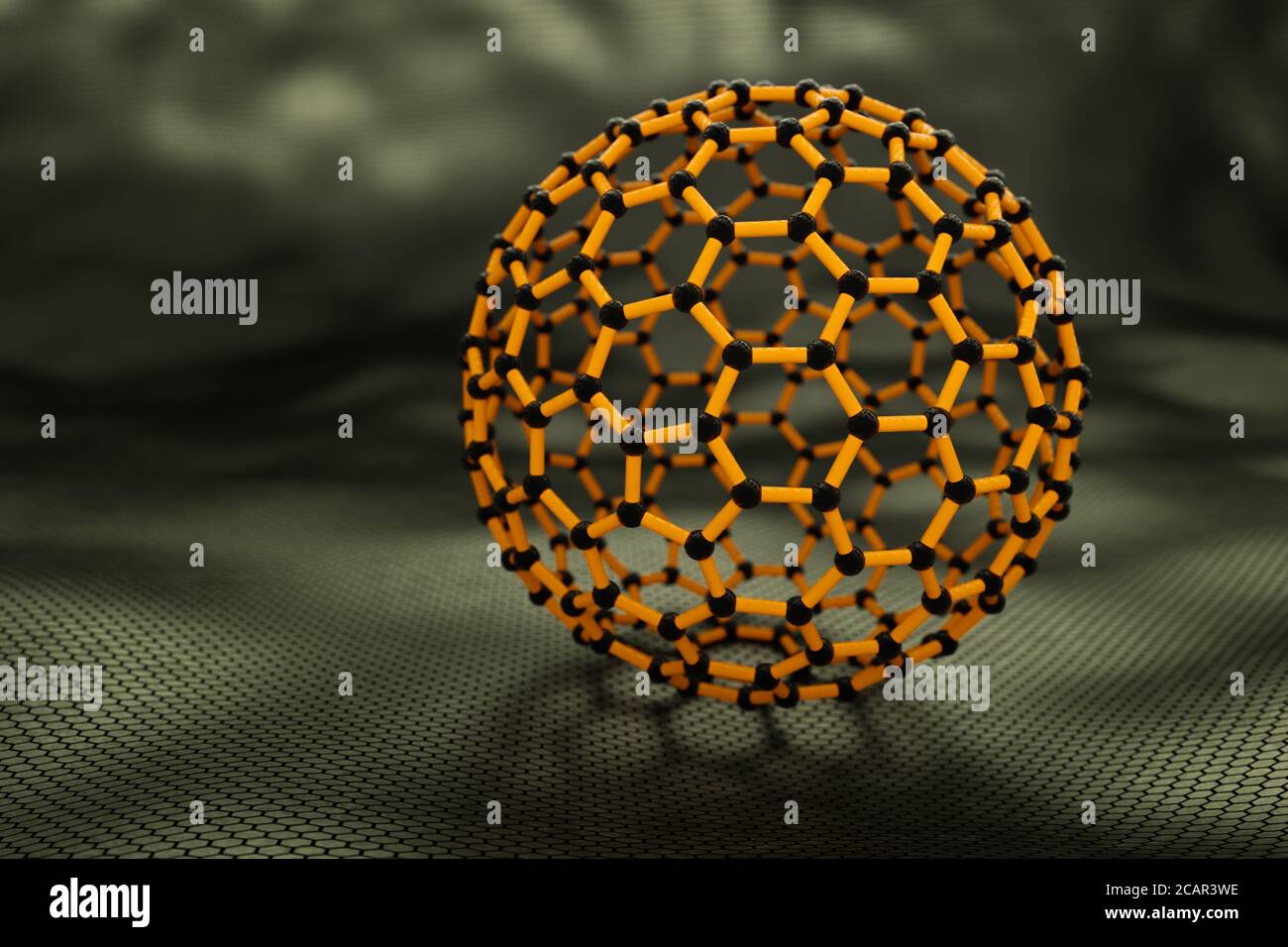 Ball and stick graphite model hi-res stock photography and images - Alamy