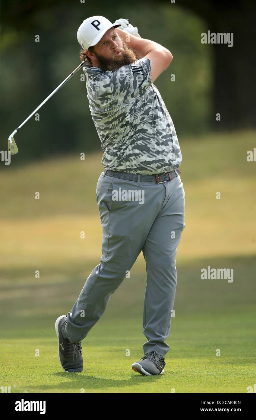 England's Andrew Johnston during day three of the English Championship ...