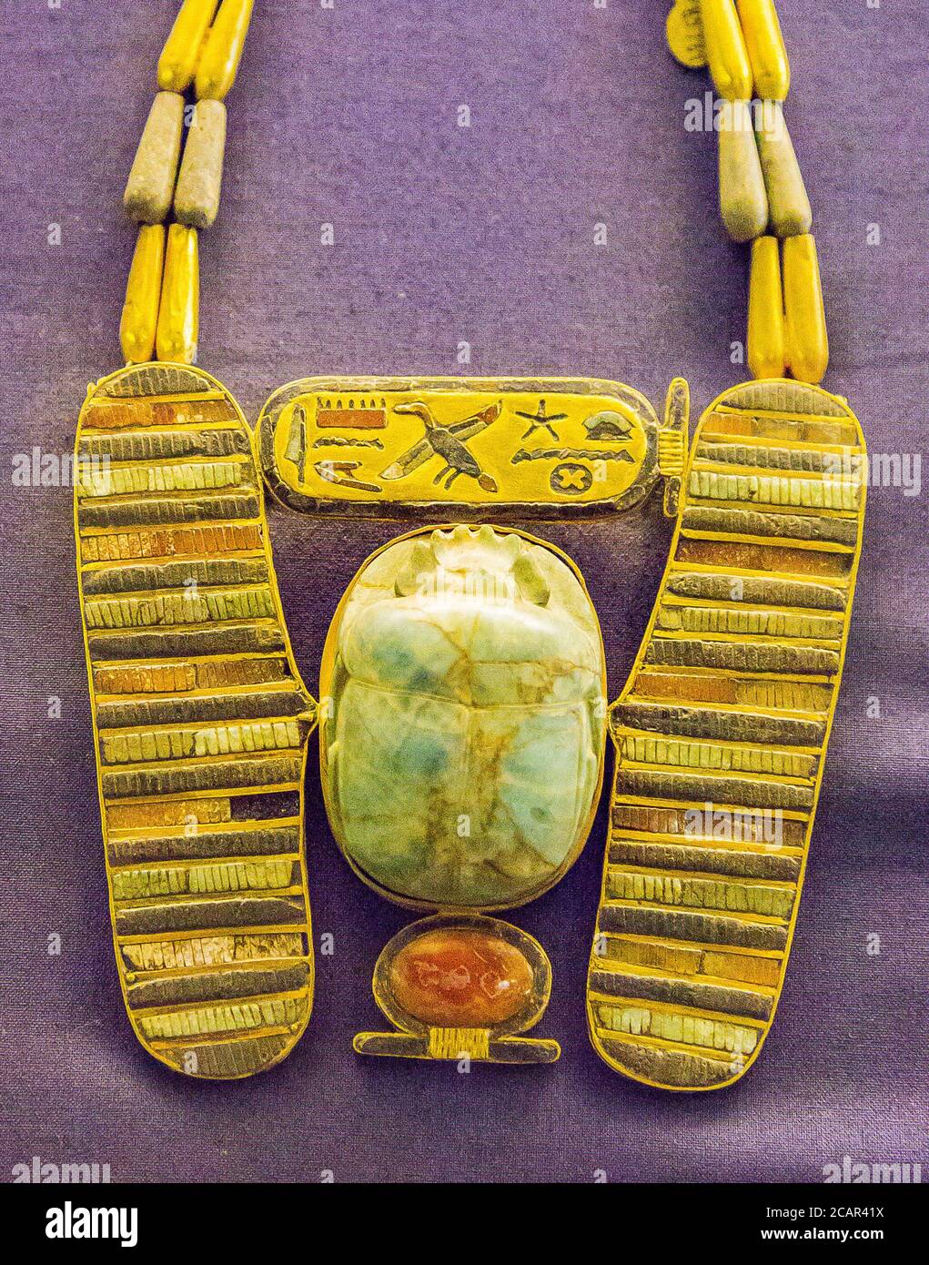 Cairo, Egyptian Museum, royal necropolis of Tanis, burial of Psusennes ...