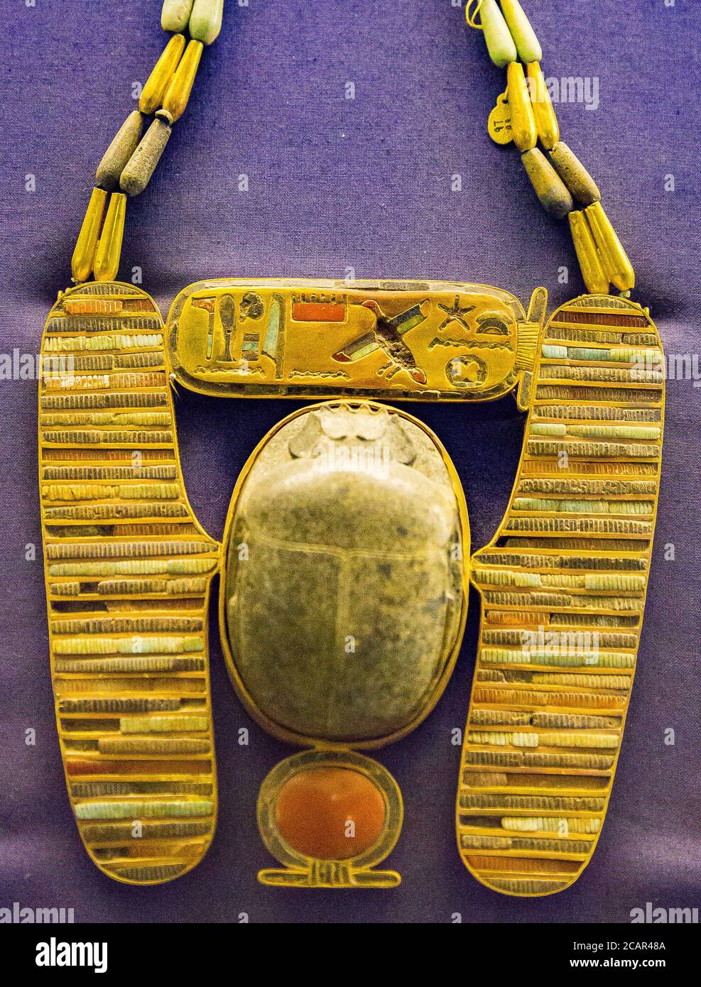 Cairo, Egyptian Museum, royal necropolis of Tanis, burial of Psusennes ...