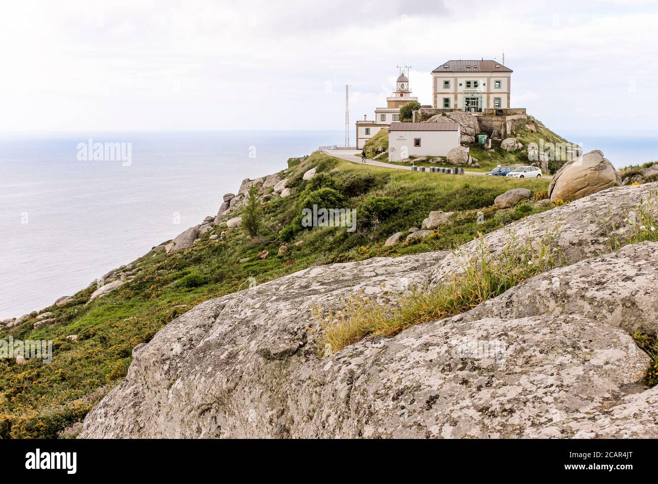 Fisterra, Spain. The lighthouse at Cabo Finisterre (Cape Finisterre ...