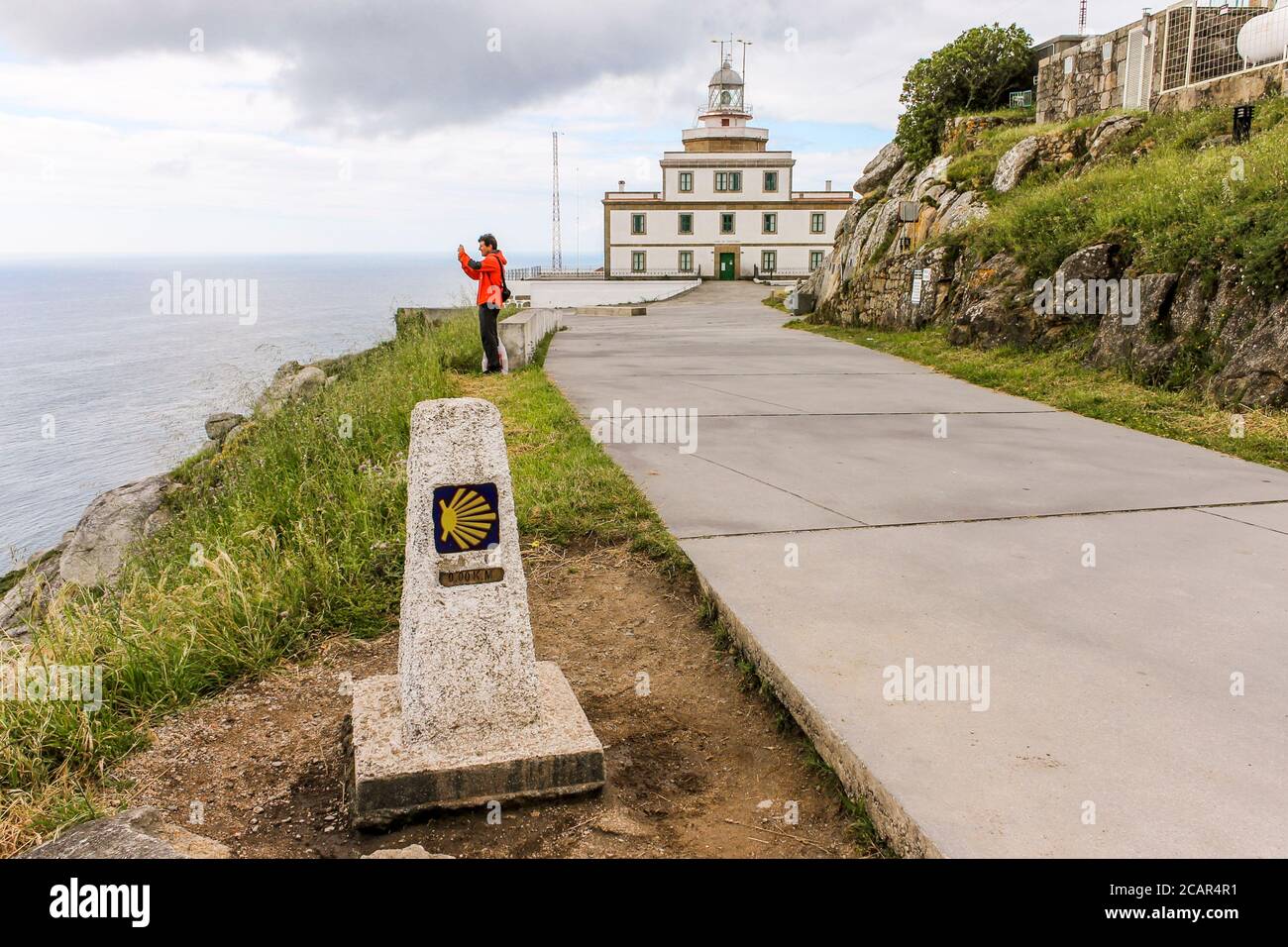 Fisterra, Spain. The lighthouse at Cabo Finisterre (Cape Finisterre ...