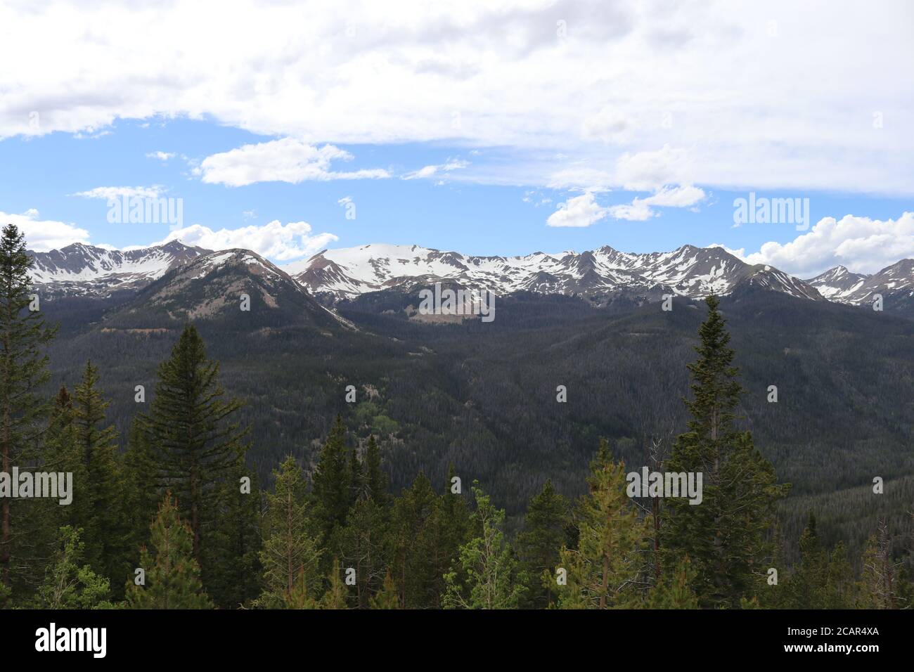 Rocky Mountains in Spring by Joe C Stock Photo - Alamy
