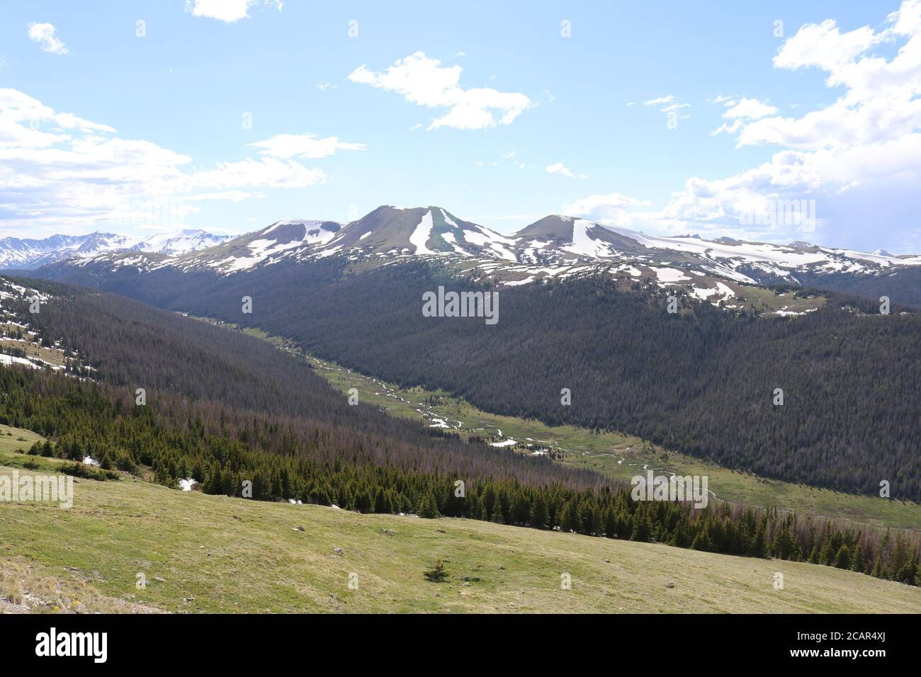 Rocky Mountains in Spring by Joe C Stock Photo - Alamy