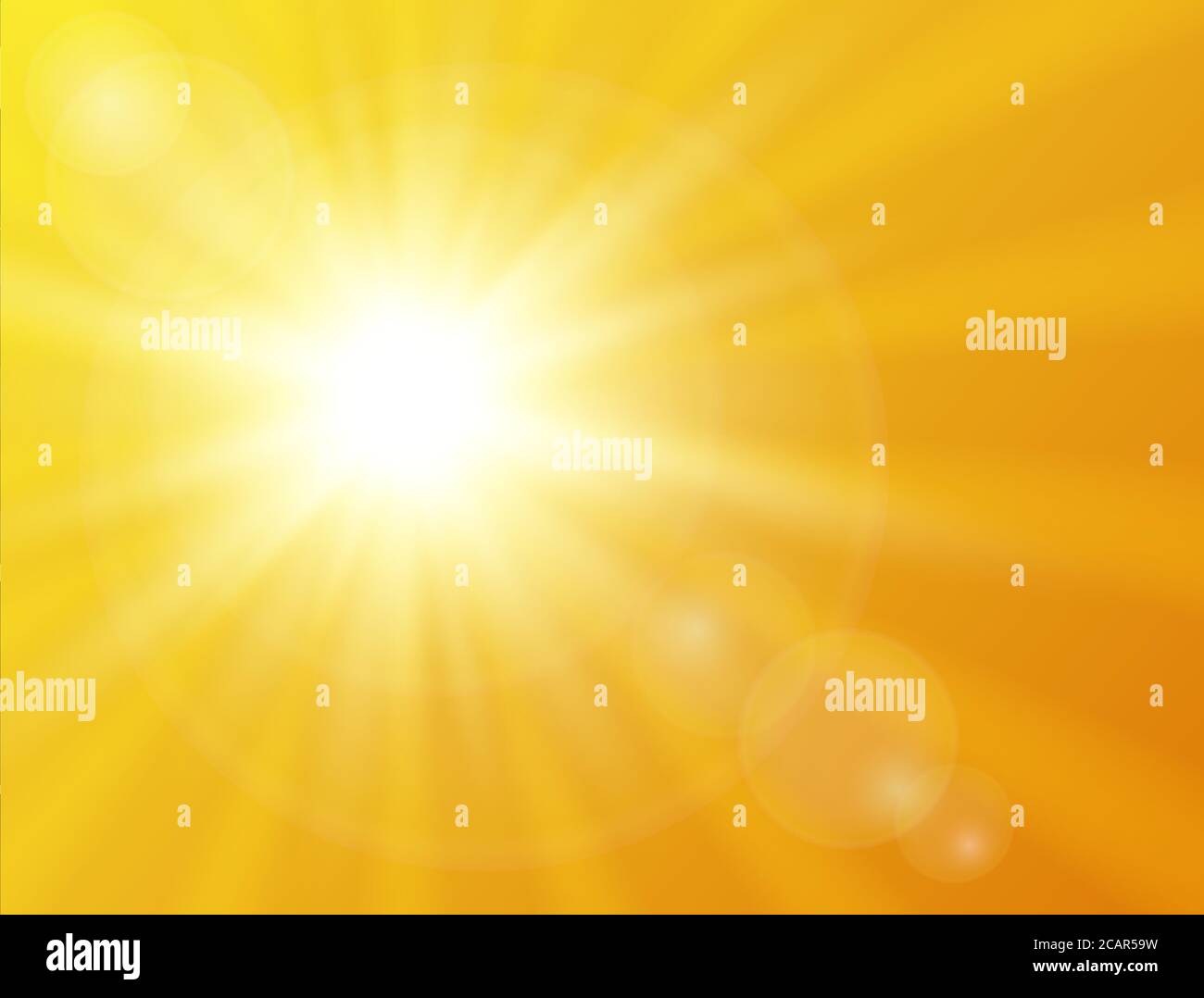 Sunny background. Vector sunshine background Summer design Stock Vector ...