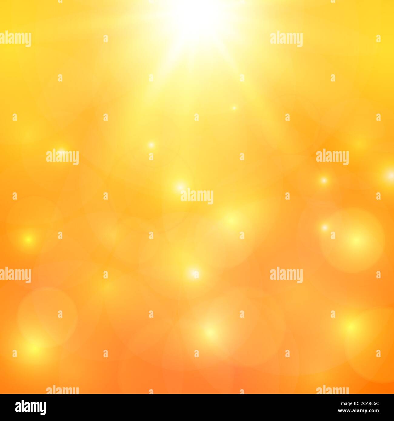 Orange light background. Sunny background Vector illustration Stock ...