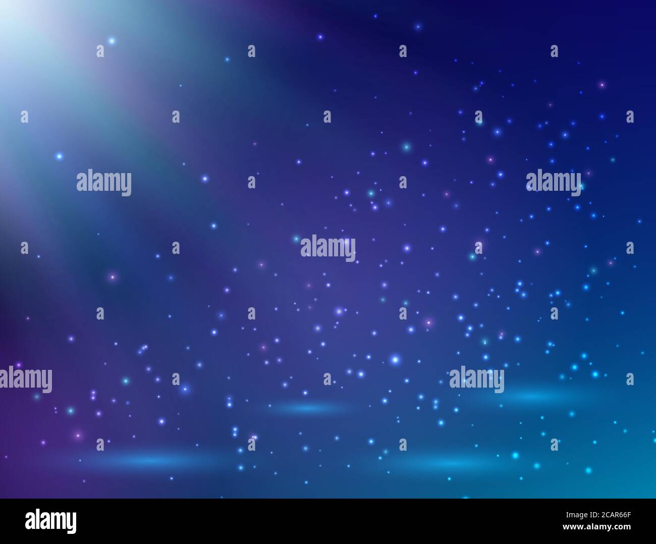 Blue magic light background. Magic background Vector illustration Stock ...