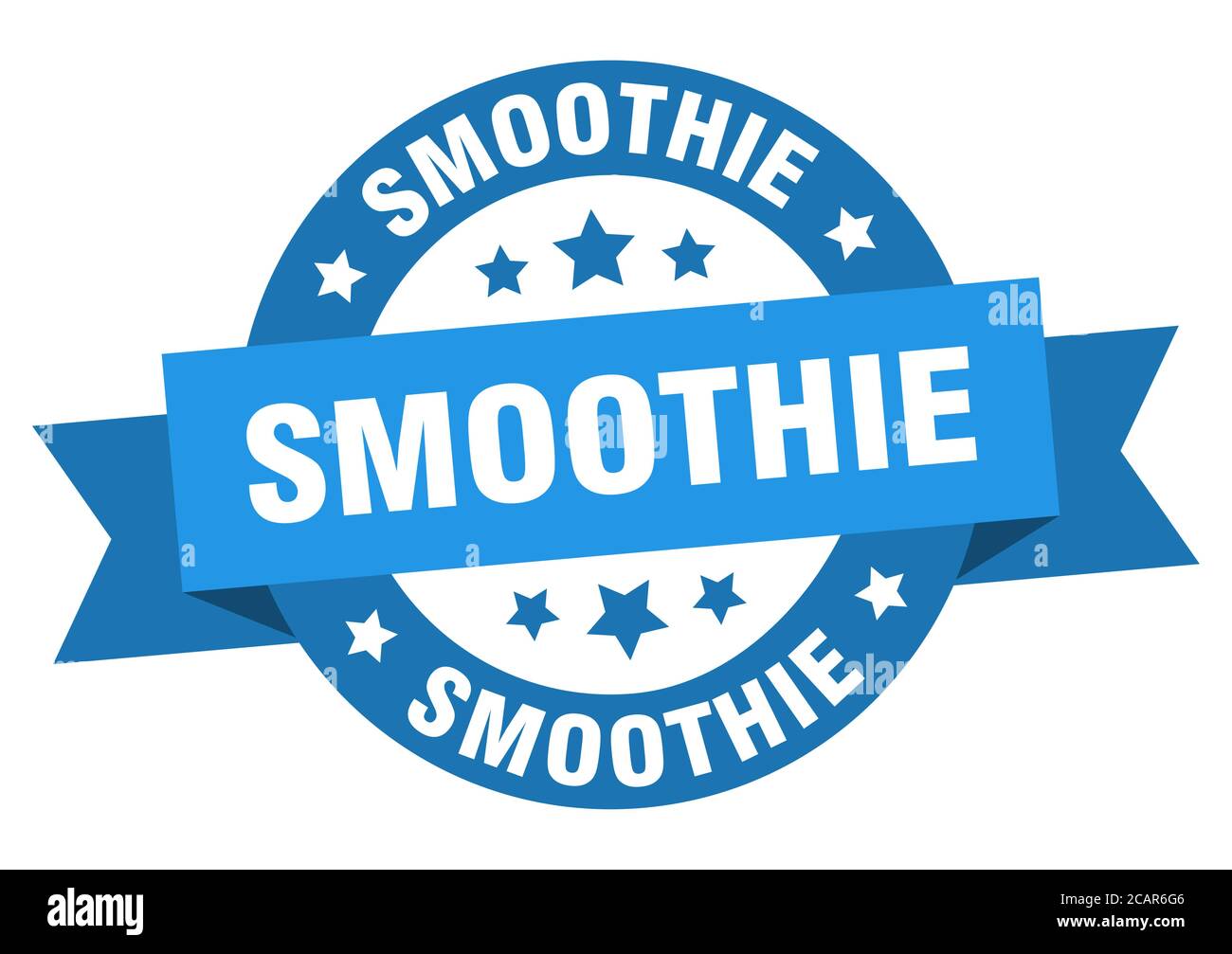 smoothie round ribbon isolated label. smoothie sign Stock Vector Image ...