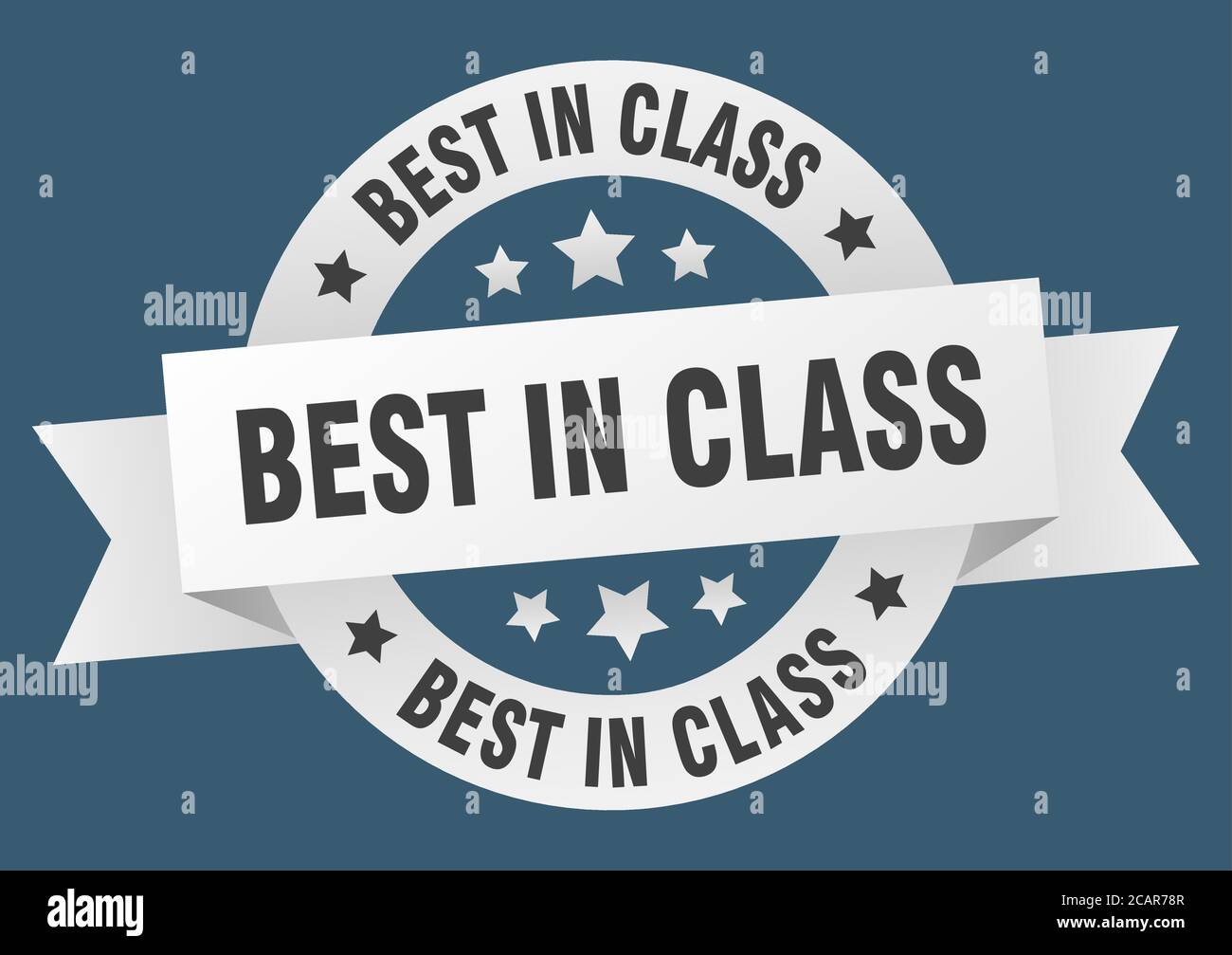 best in class round ribbon isolated label. best in class sign Stock ...