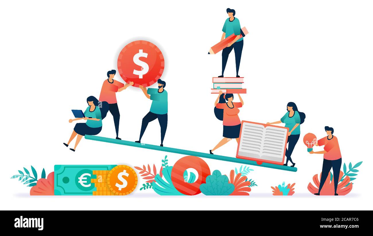 Balance between finance and education. Cost of education is expensive ...