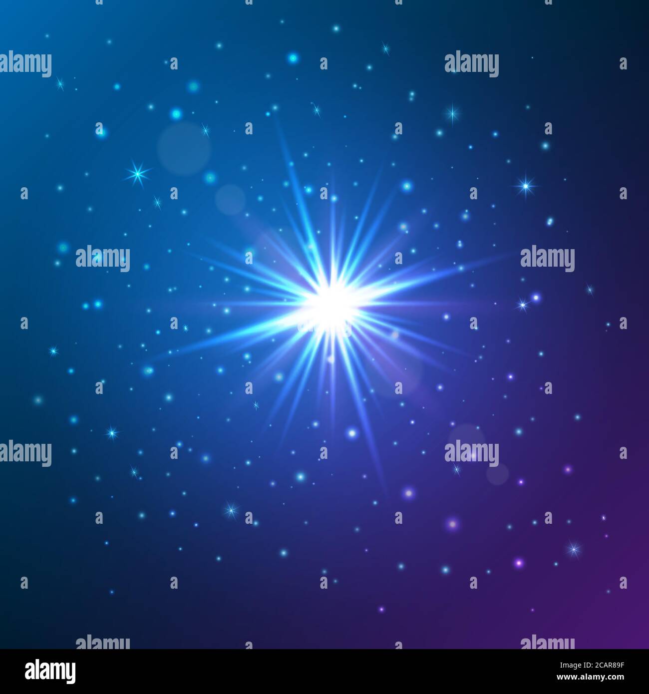 Shining star. Glow light effect Vector illustration Stock Vector Image & Art - Alamy