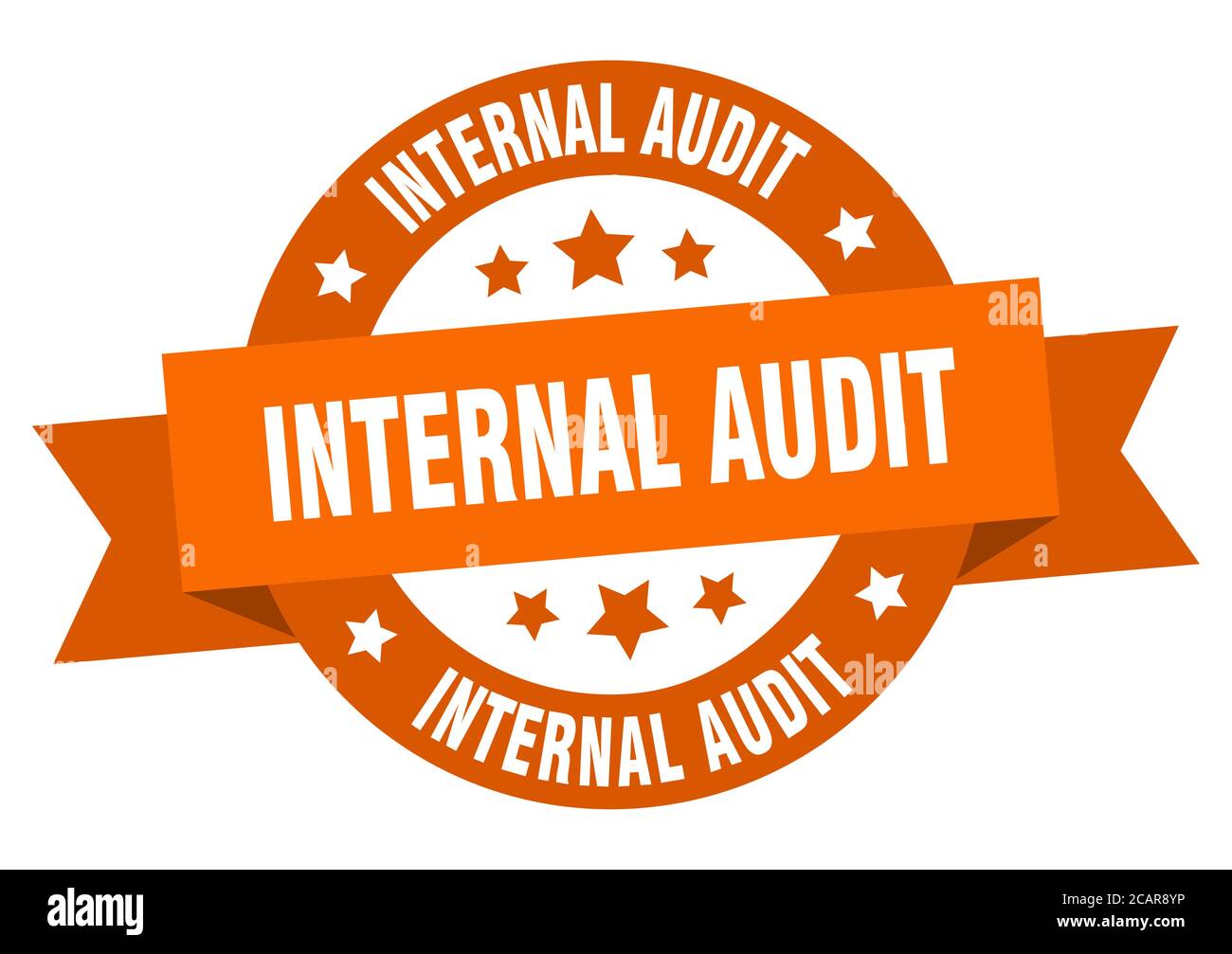 internal audit round ribbon isolated label. internal audit sign Stock ...