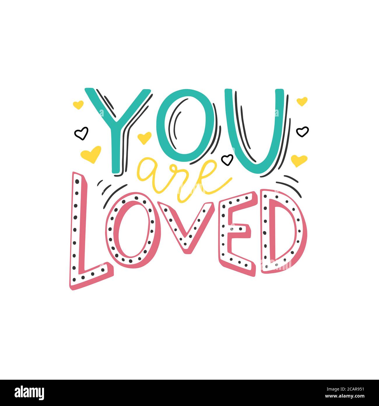 Phrase valentine written on Stock Vector Images - Alamy