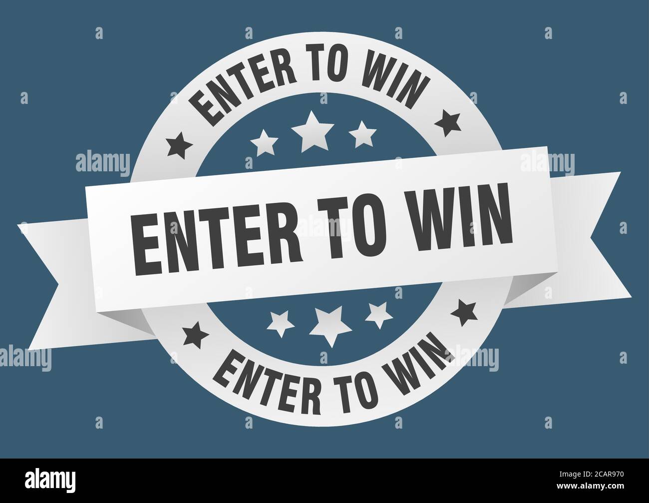 Enter win white sticker Stock Vector Images - Alamy