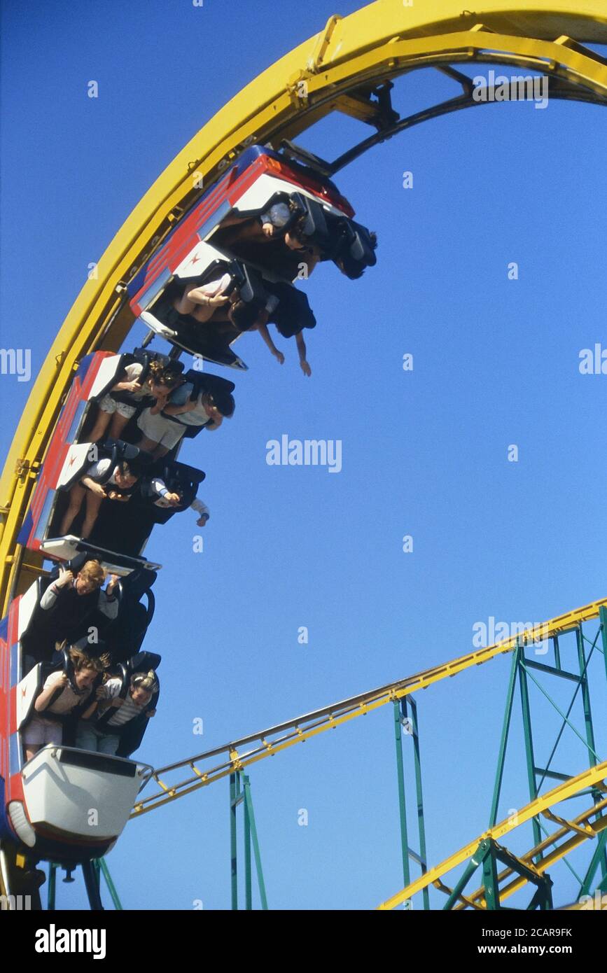 The Looping Star Roller Coaster, Butlins Ayr, Wonderwest World ...