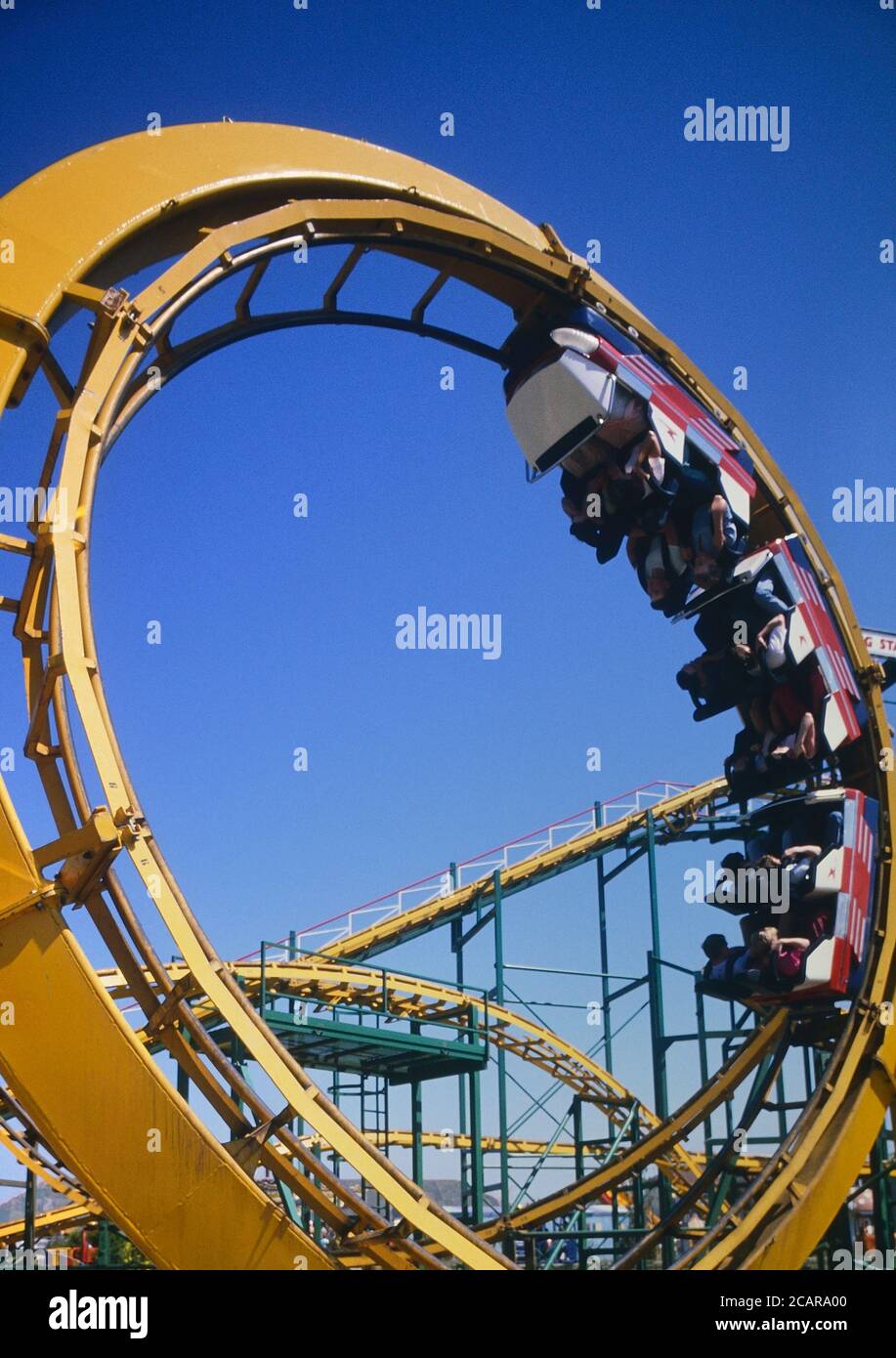 The Looping Star Roller Coaster, Butlins Ayr, Wonderwest World ...
