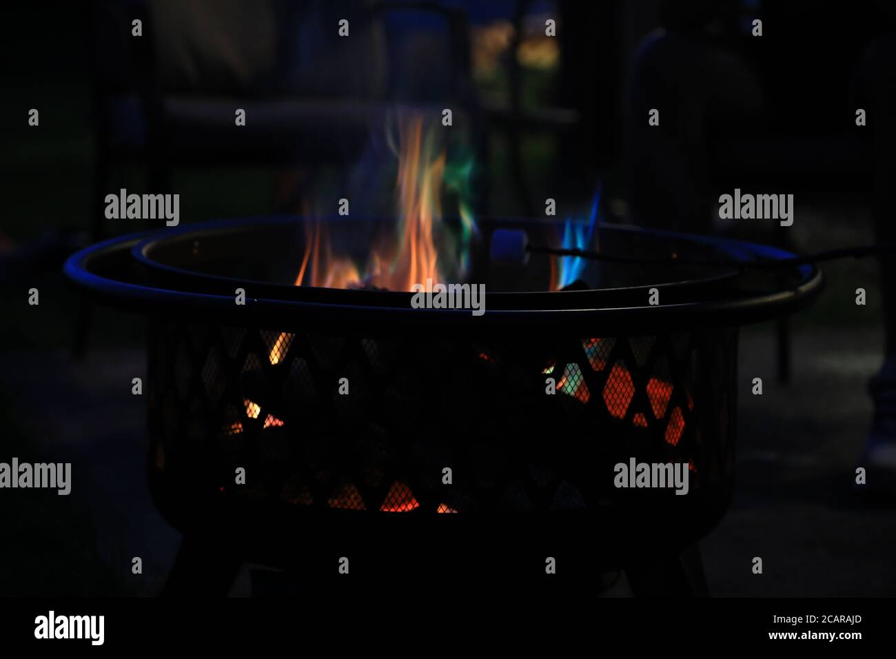 Magical fire of colorful flames Stock Photo - Alamy