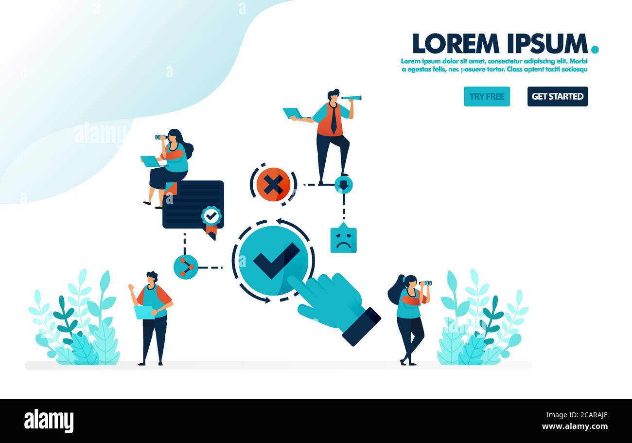 Verify option to share documents. Flowchart to select tick or cross ...