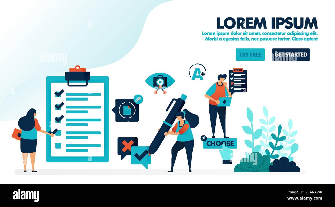 Fill out survey sheet by tick and cross. Answer question yes or no ...