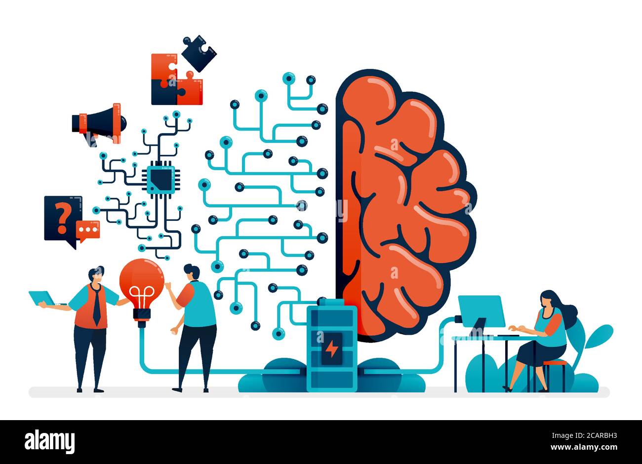 Artificial intelligence for problem solving. Artificial brain network ... Artificial intelligence for problem solving. Artificial brain network ...