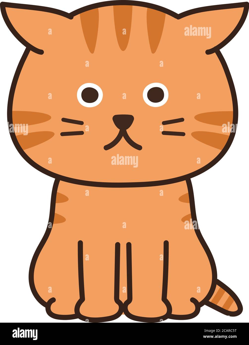 Cat Face Stick Figure