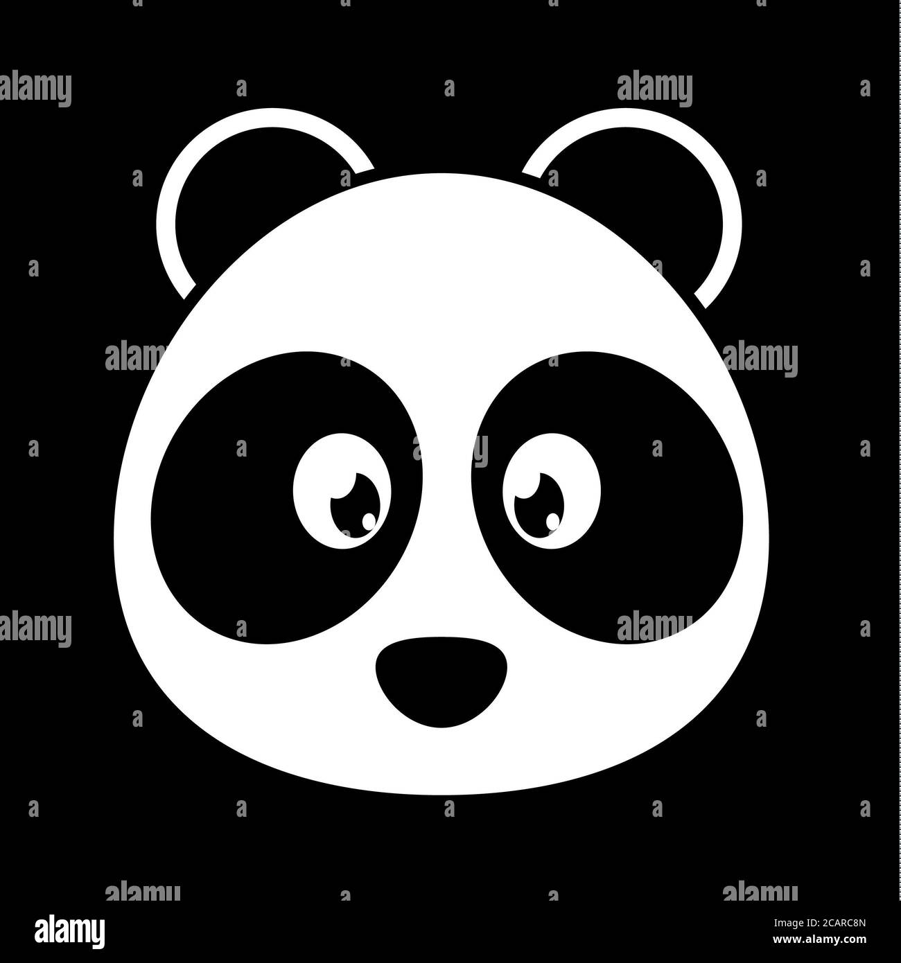 Panda icon hi-res stock photography and images - Alamy