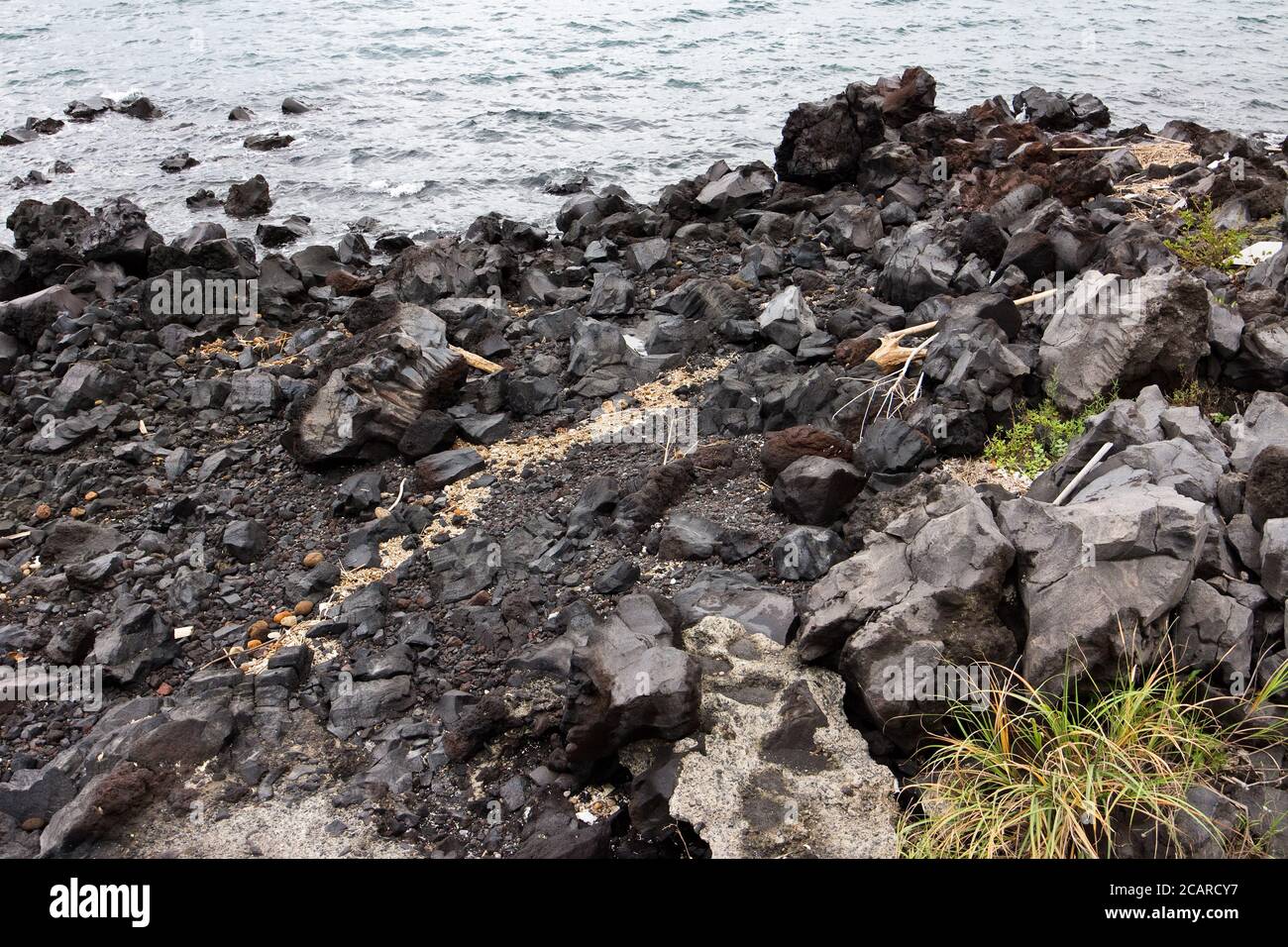 Volcanic rock formations in Kagoshima, Japan Stock Photo - Alamy