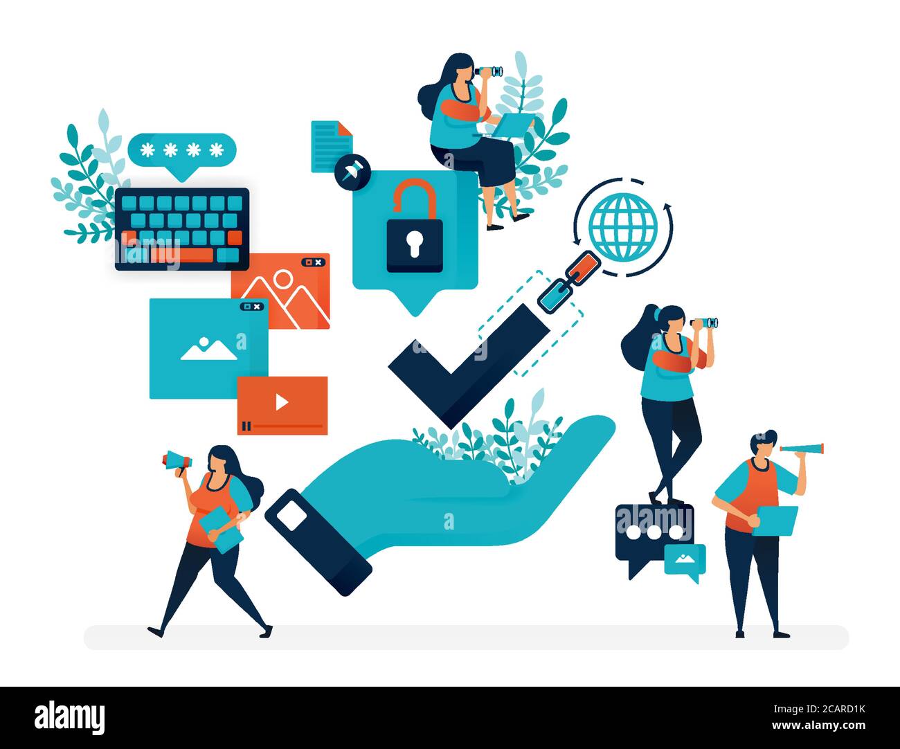 Guarantee of security protection for internet access. Verification on ...