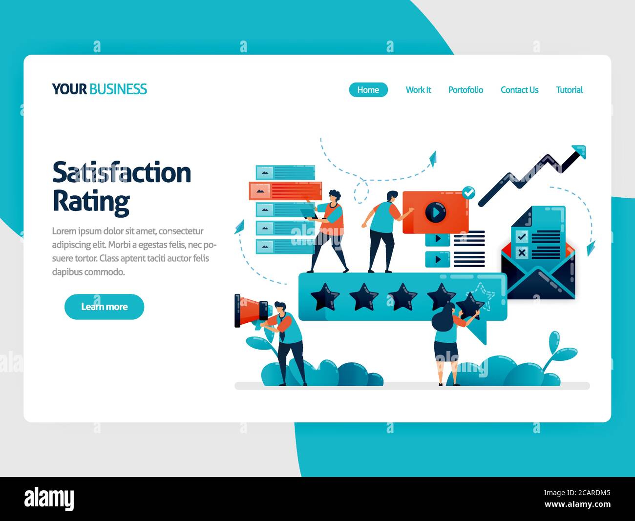 5 star for best content on social media. Choose content with highest ...