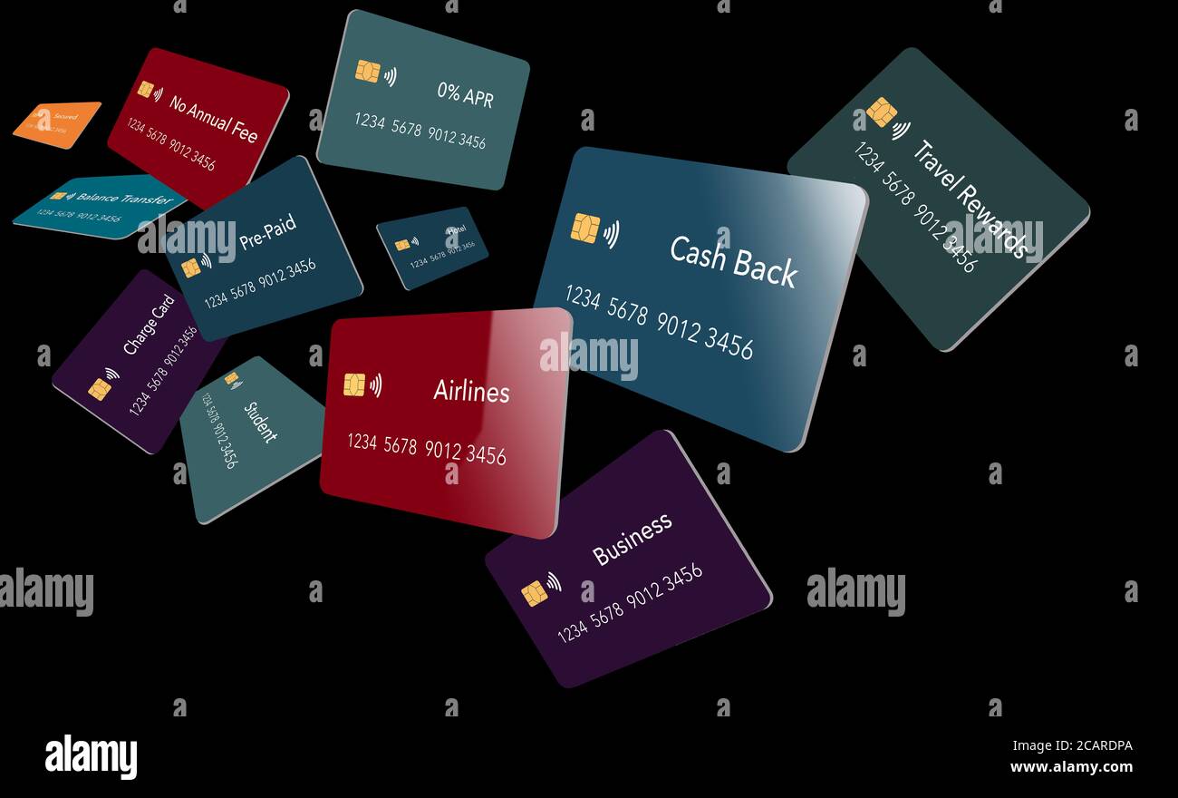 Types of emv cards hi-res stock photography and images - Alamy