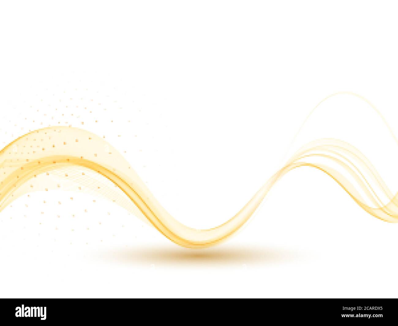Abstract orange wave Wave orange flow Color wave Stock Vector Image ...