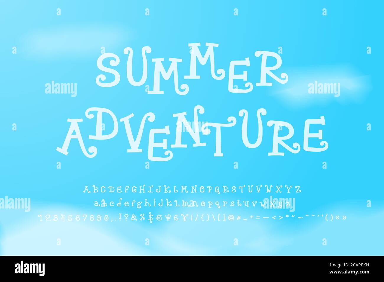 Curly font hi-res stock photography and images - Alamy