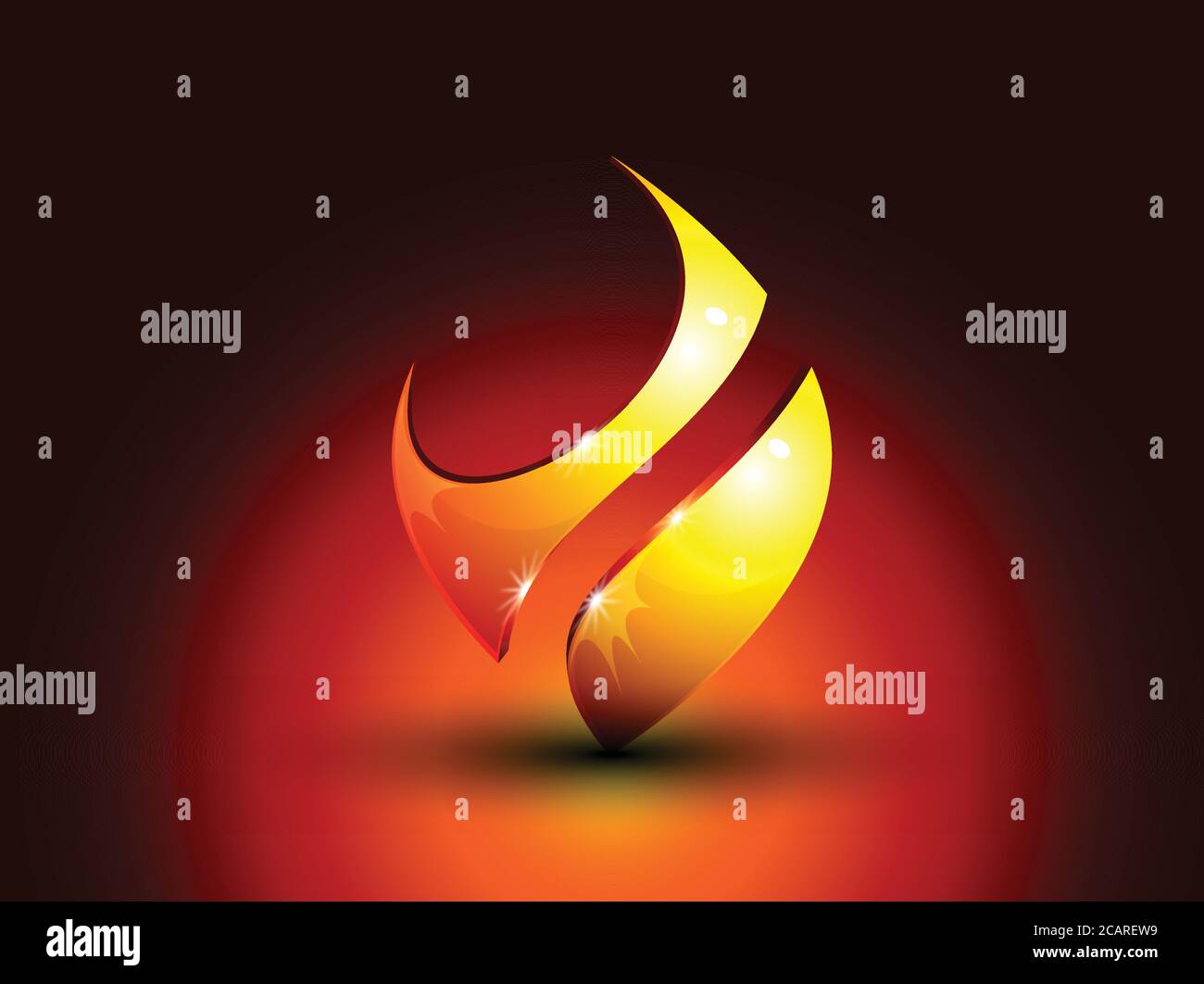 Fiery logo hi-res stock photography and images - Alamy