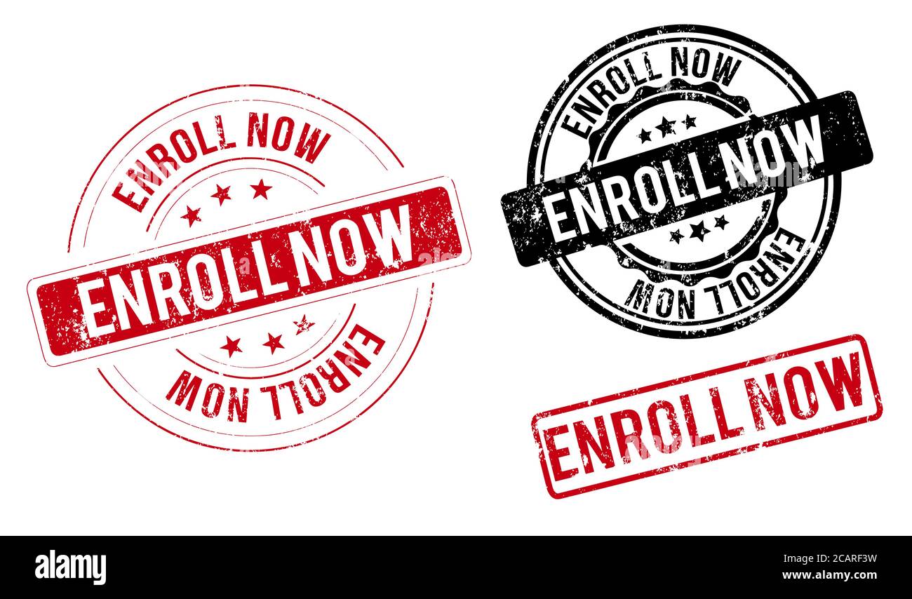 Enroll here sign hi-res stock photography and images - Alamy