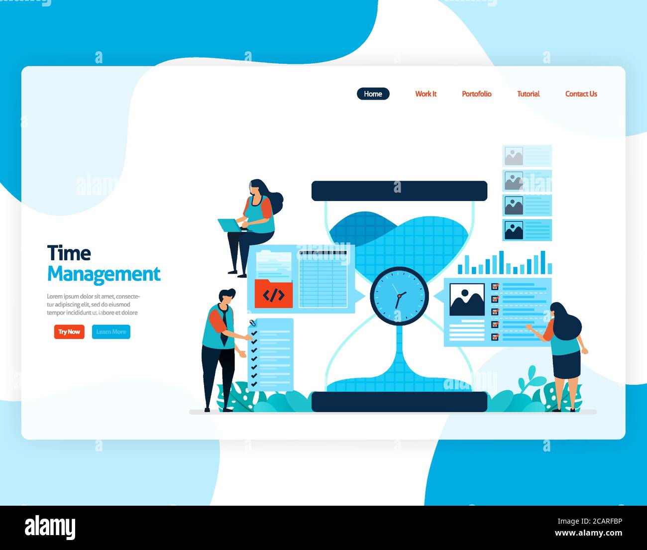 Lack of planning Stock Vector Images - Alamy