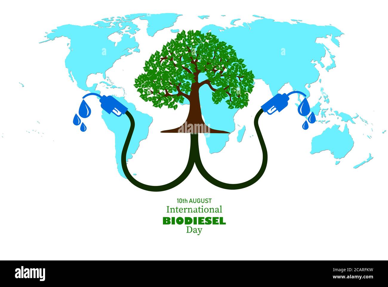 Vector Illustration of International Biodiesel Day which is observed on ...