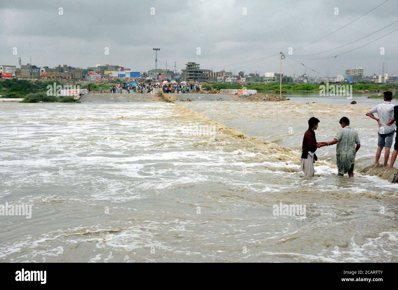 Korangi causeway hi-res stock photography and images - Alamy