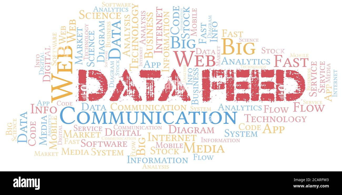 Data feed Stock Vector Images - Alamy