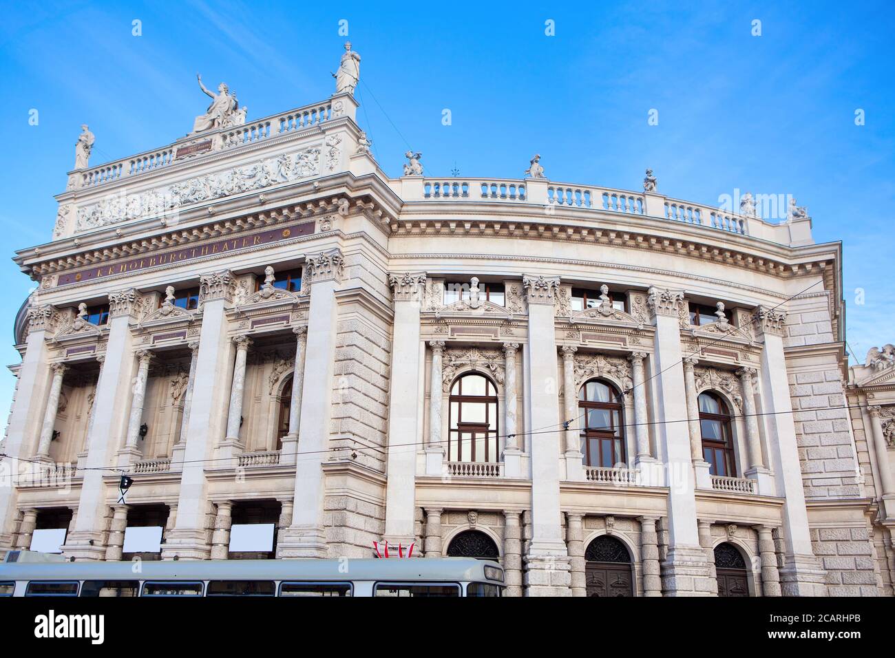 Vienna Burgtheater Facade . Famous Theater in Wien Stock Photo - Alamy