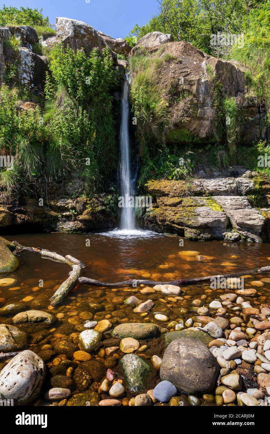 Hayburn wyke waterfall hi-res stock photography and images - Alamy