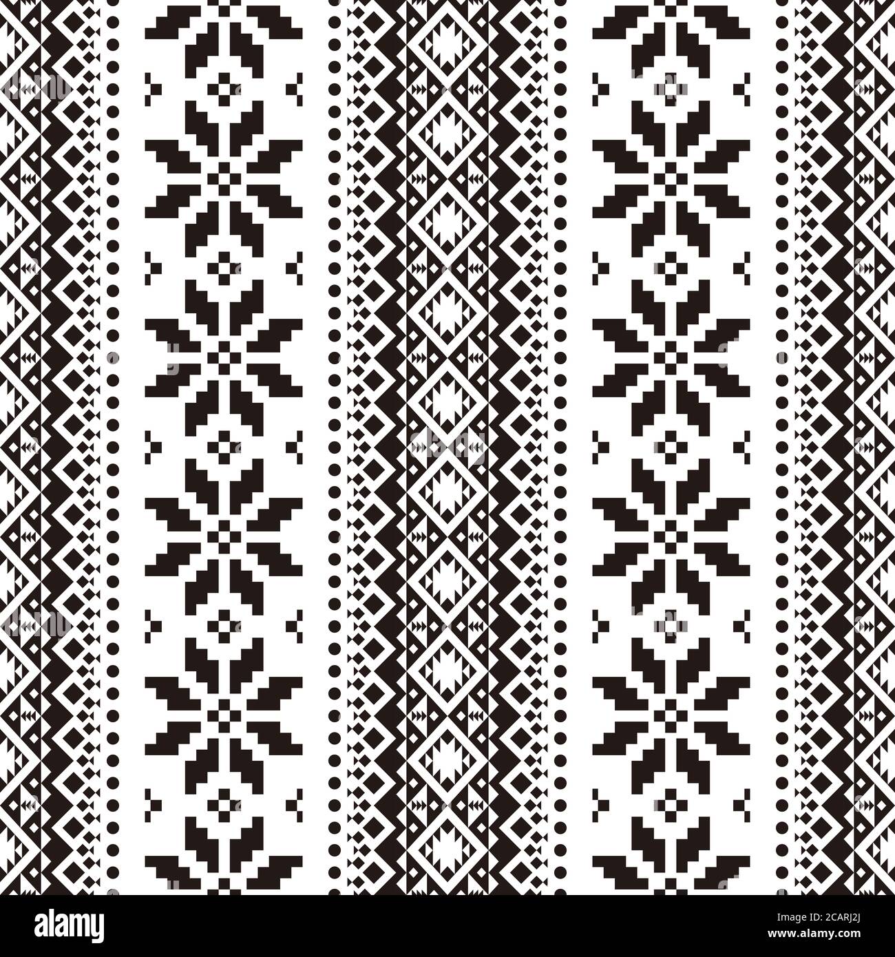 Christmas ethnic pattern texture background design vector Stock Photo ...