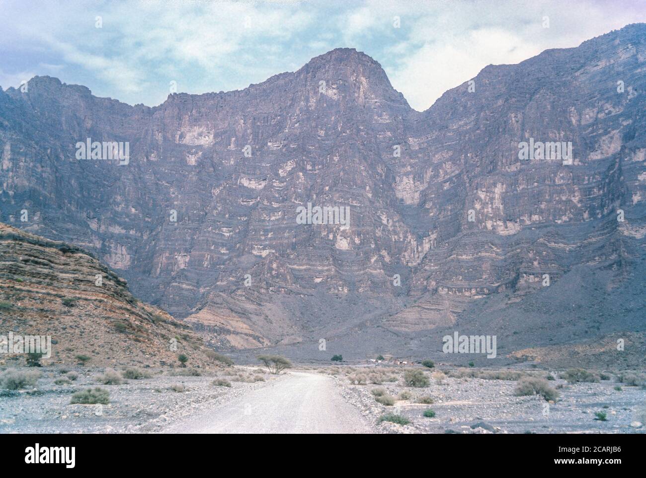 Musandam Peninsula, Oman. Road Headed North toward Khasab. Photographed ...