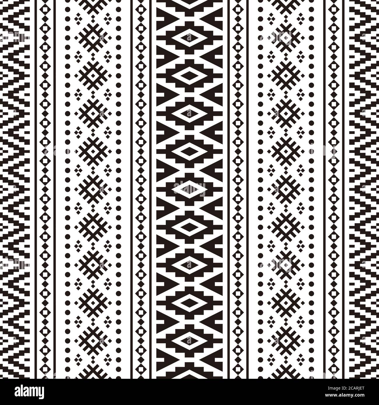 Aztec seamless ethnic pattern texture background design vector Stock ...