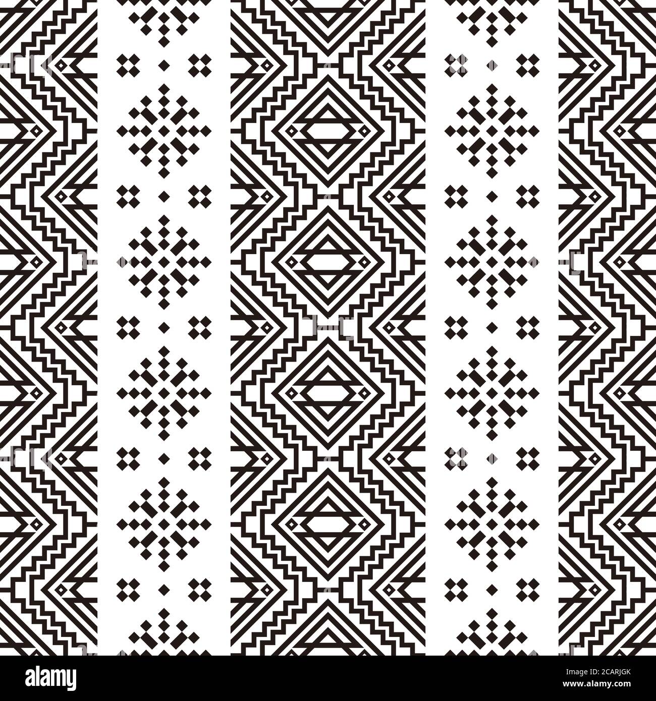 Seamless ethnic pattern texture background design vector Stock Photo ...