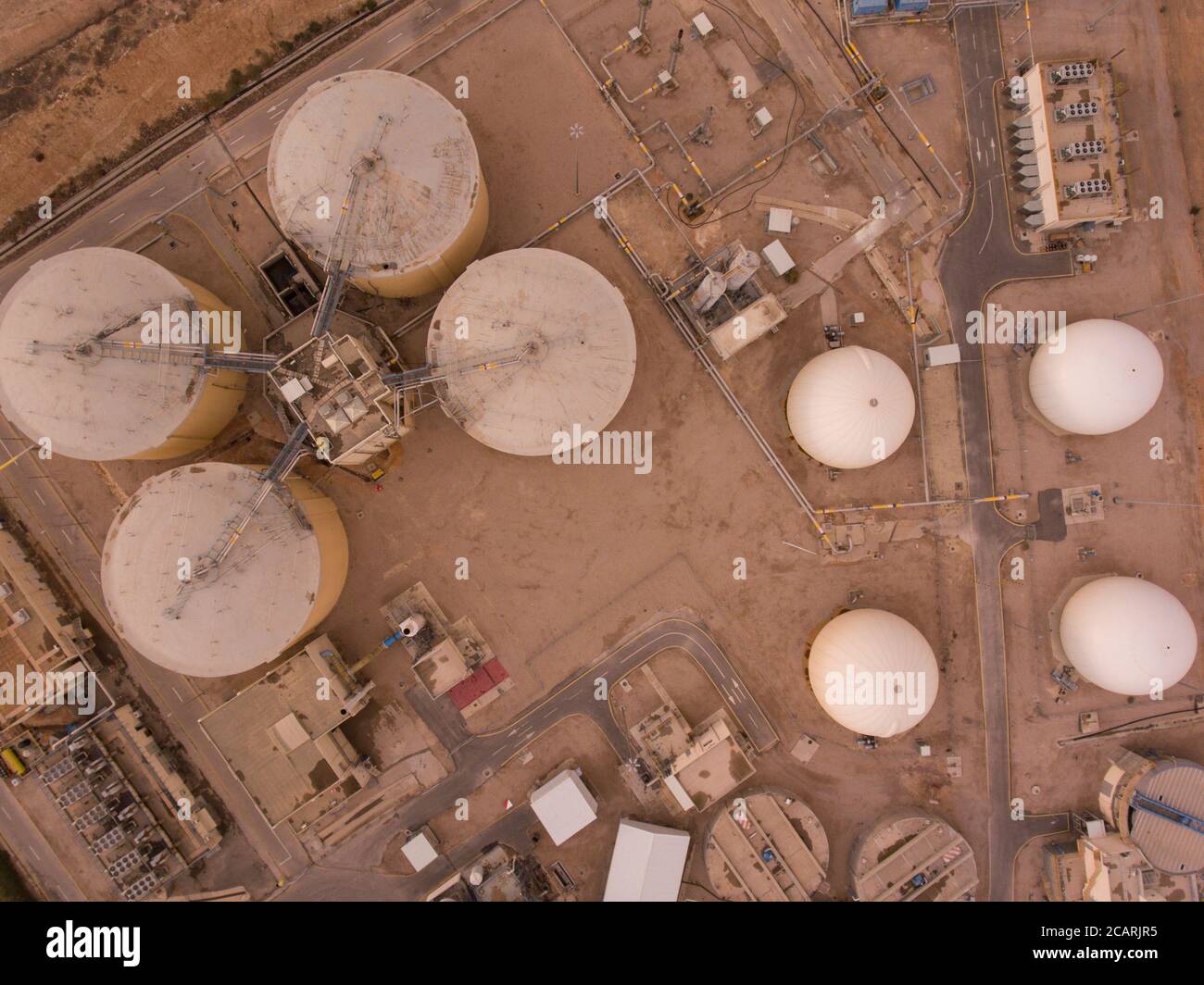 The As-Samra wastewater treatment plant serves Amman, Jordan and is ...