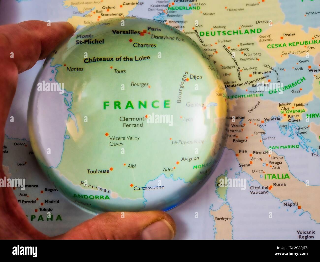 Europe map countries hi-res stock photography and images - Alamy