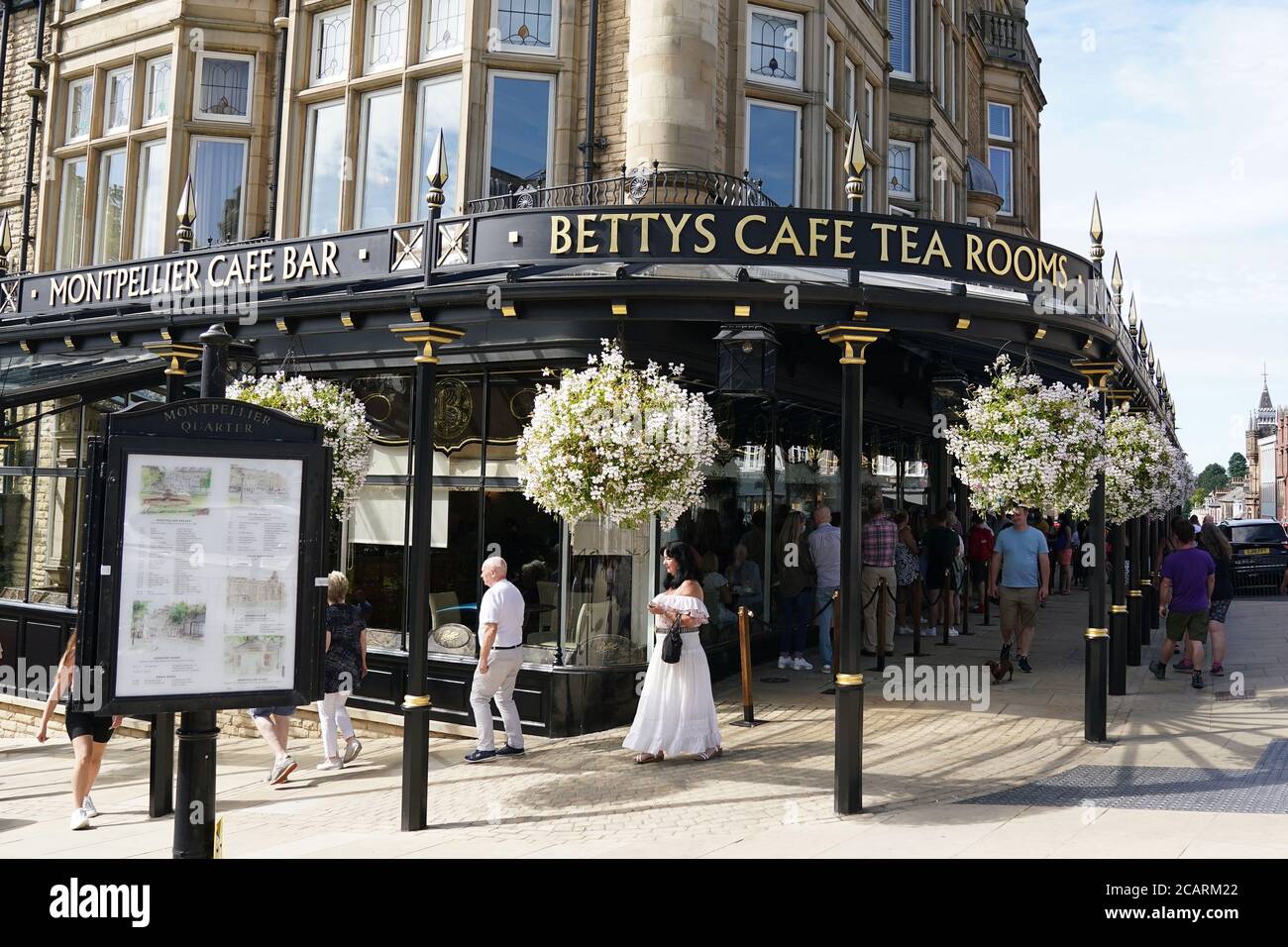 A general view of Betty's Cafe Tea Rooms in Harrogate Town Stock Photo ...
