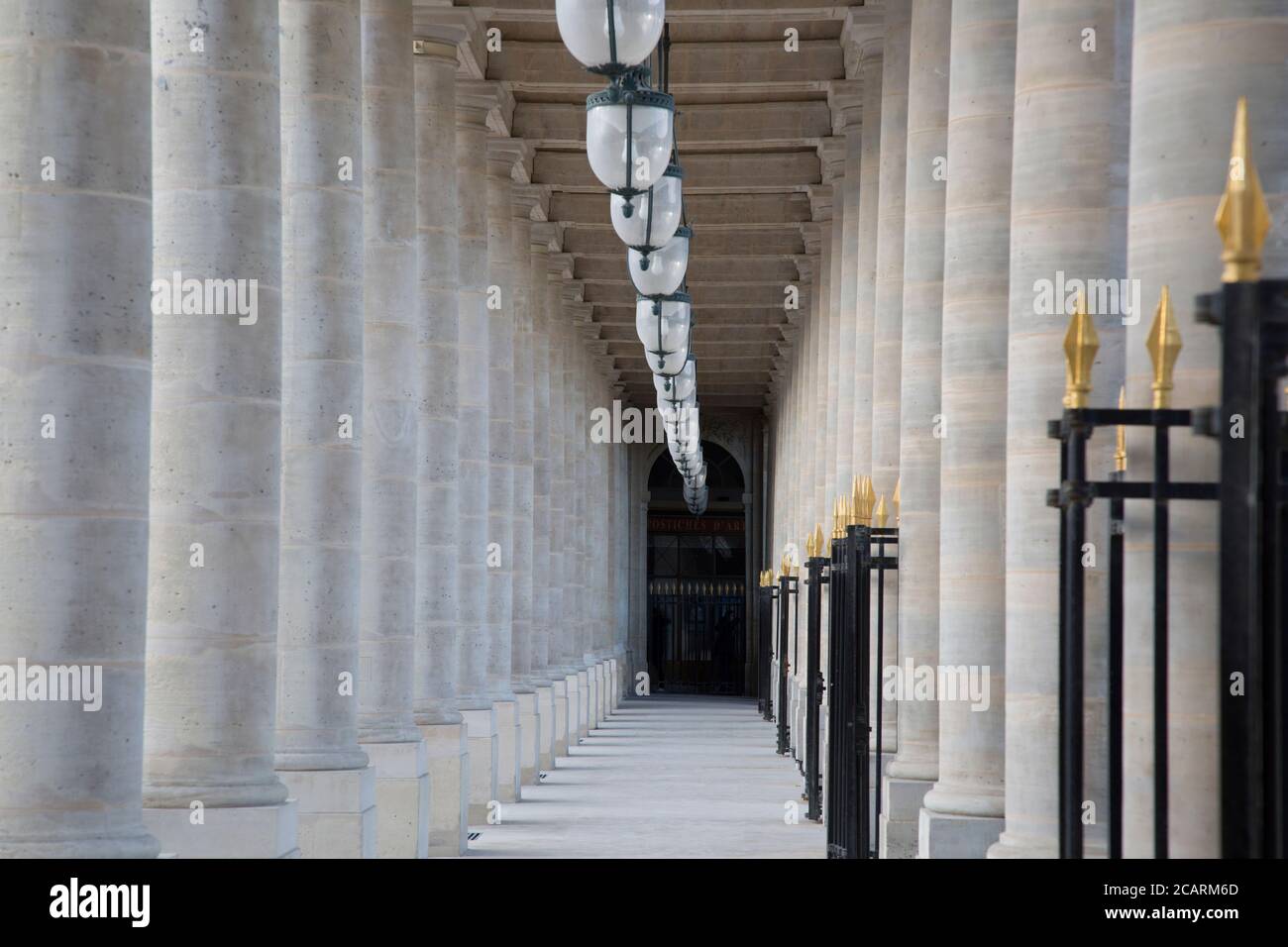 Palais Royal Gallery in Paris; France Stock Photo - Alamy
