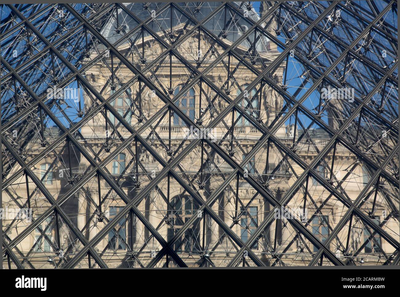 Detail on Louvre Art Museum; Paris; France Stock Photo - Alamy